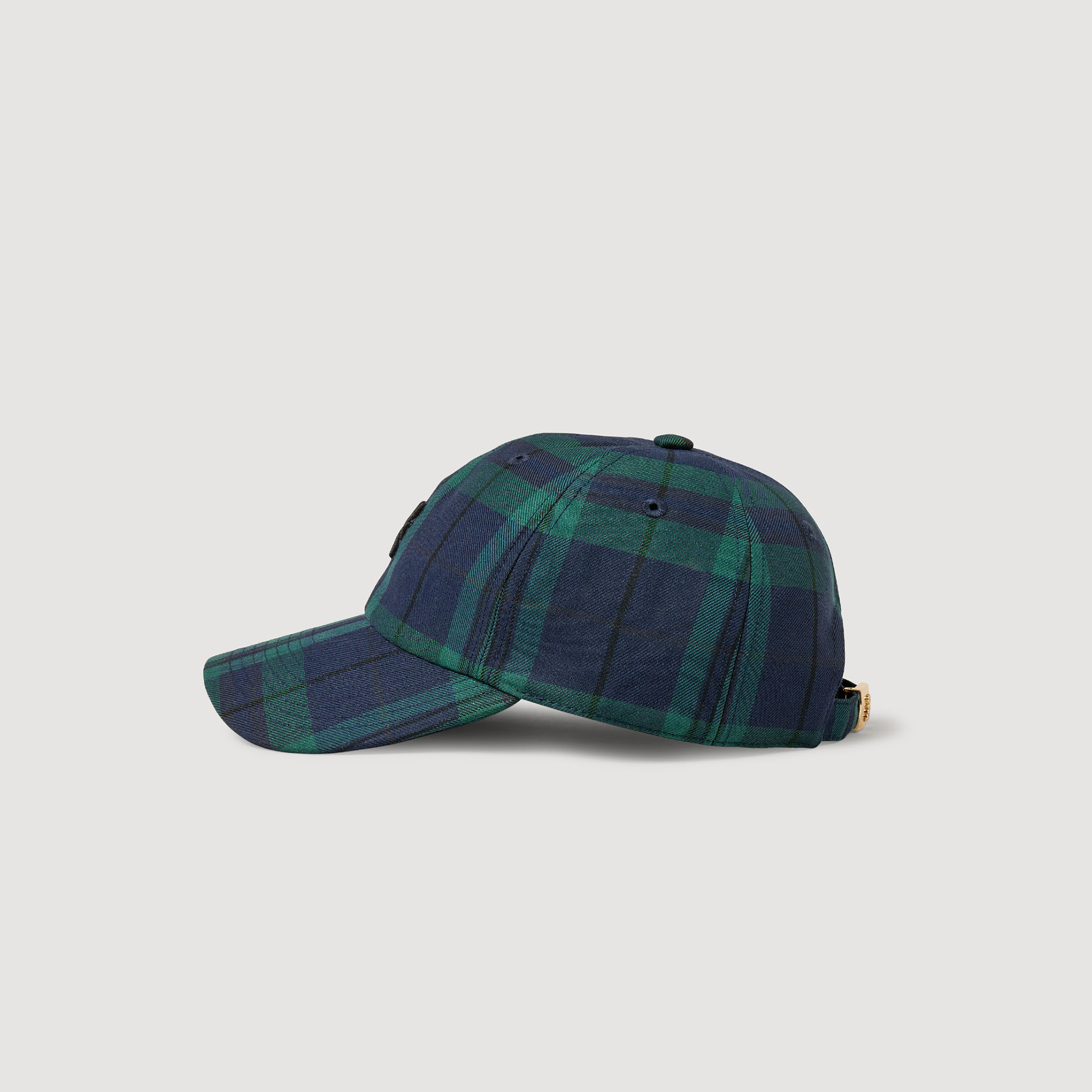 Checked cap blue For Women | Sandro Paris